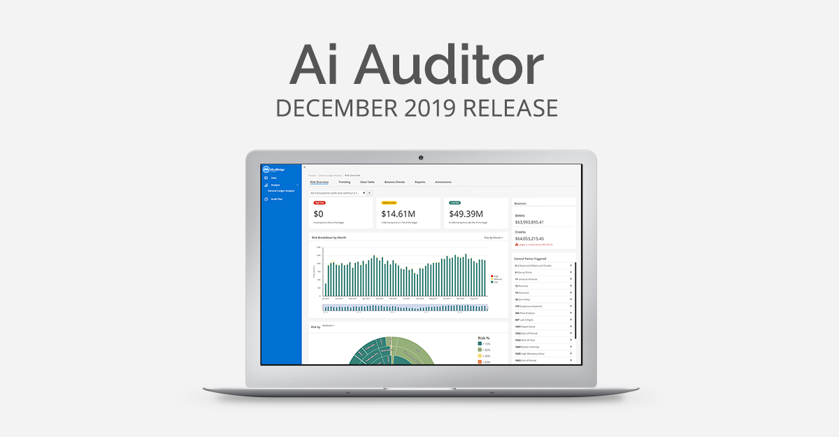 New Ai Auditor release: December 2019 - MindBridge New Ai Auditor release: December 2019 - MindBridge