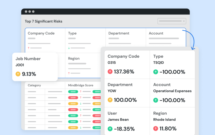 General ledger analysis - MindBridge